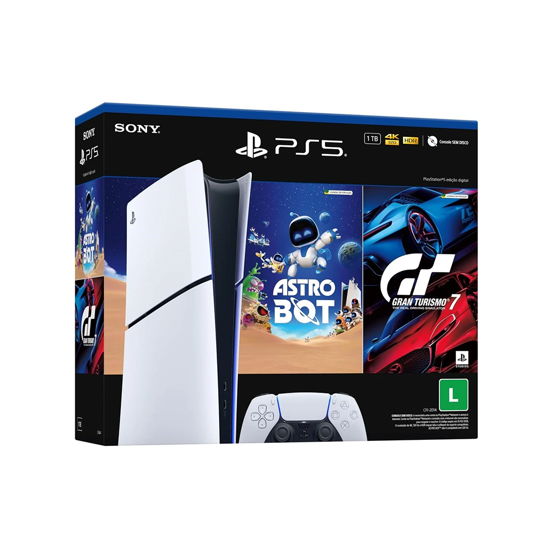 Console Playstation 5 Slim Digital Astro Bot + Gran Turismo